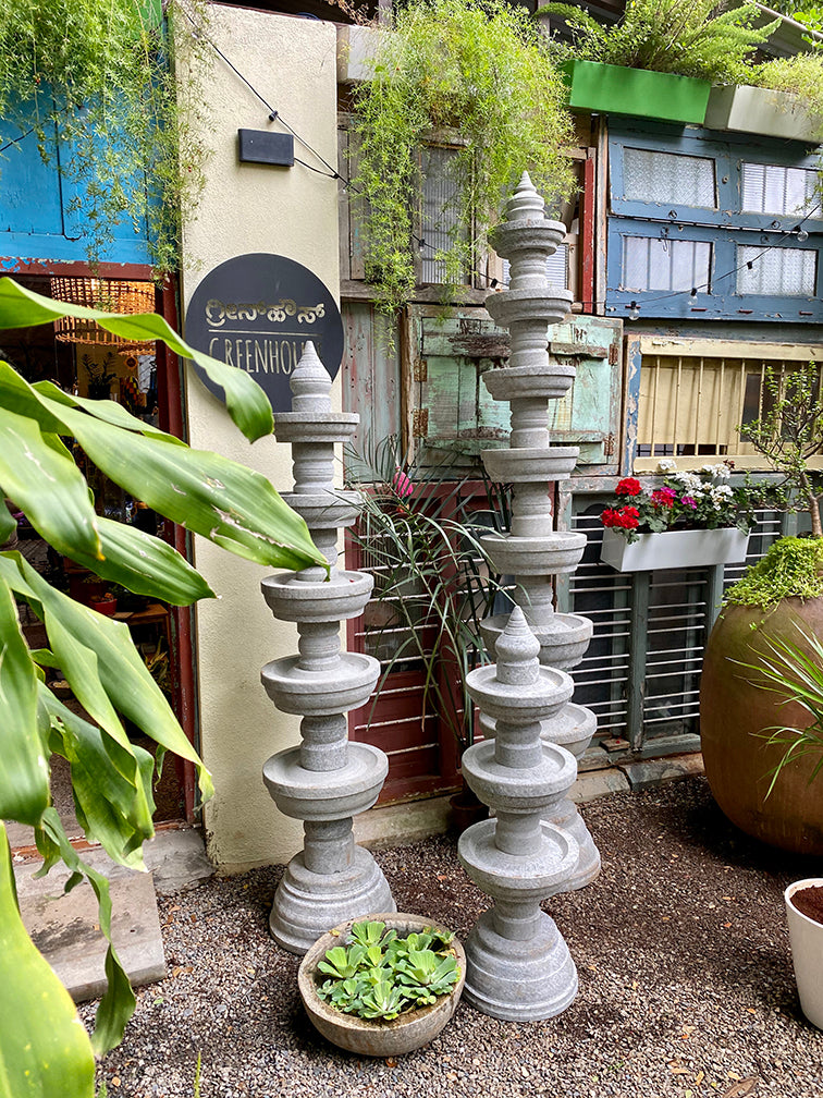 Granite Temple Lamp - 7 / 5 / 3 Layer – Greenhouse Design Space